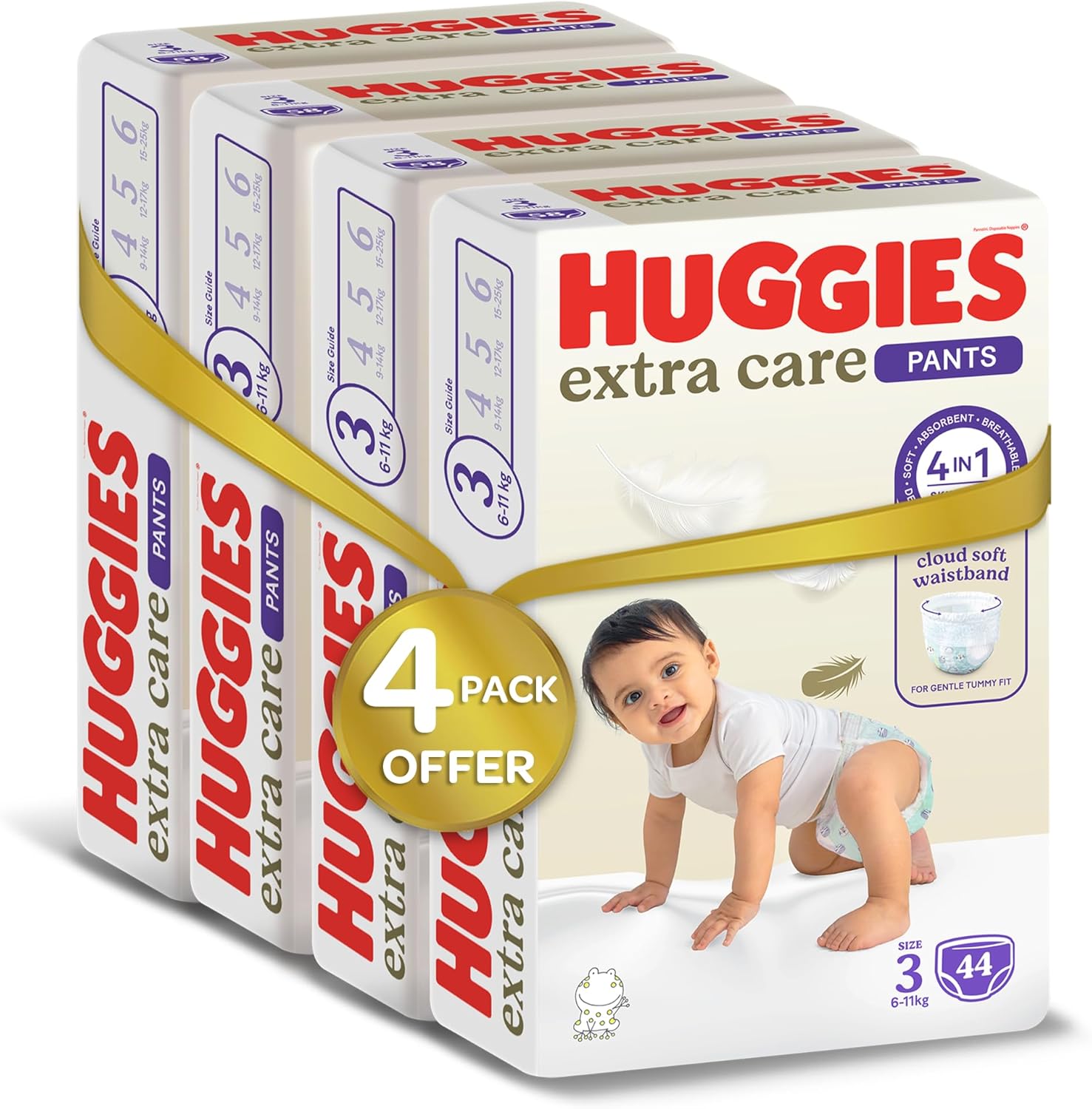 Huggies, Extra Care Culottes, Size 3, 6-11 kg, Super Mega Pack, 176 ...